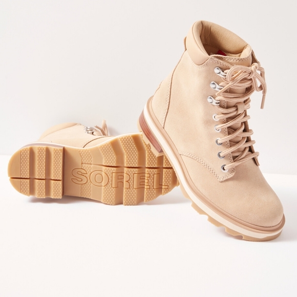 Sorel | Shoes | Sorel Lennox Lace Up Leather Combat Waterproof Boots ...